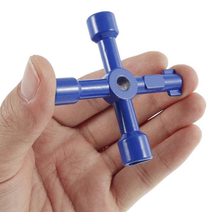 Utilities Key Multifunction 4 Ways Universal Cross Wrench KEY For Train ...
