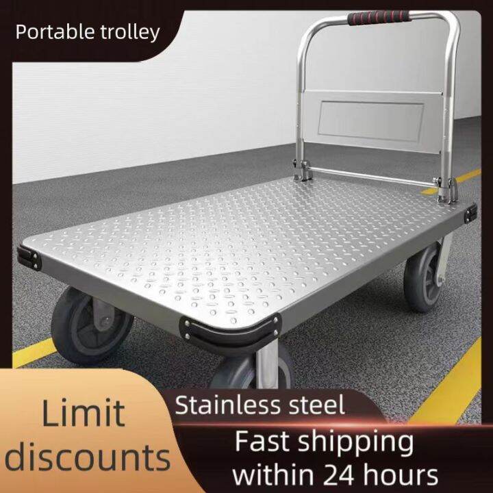 Trolley Foldable Shopping Push Cart Trolley Multifunction Foldable ...