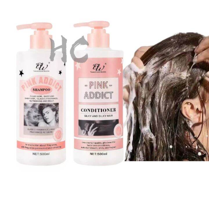 YK 500ml Pink Addict Shampoo & Conditioner Repair shampoo Washing Care ...