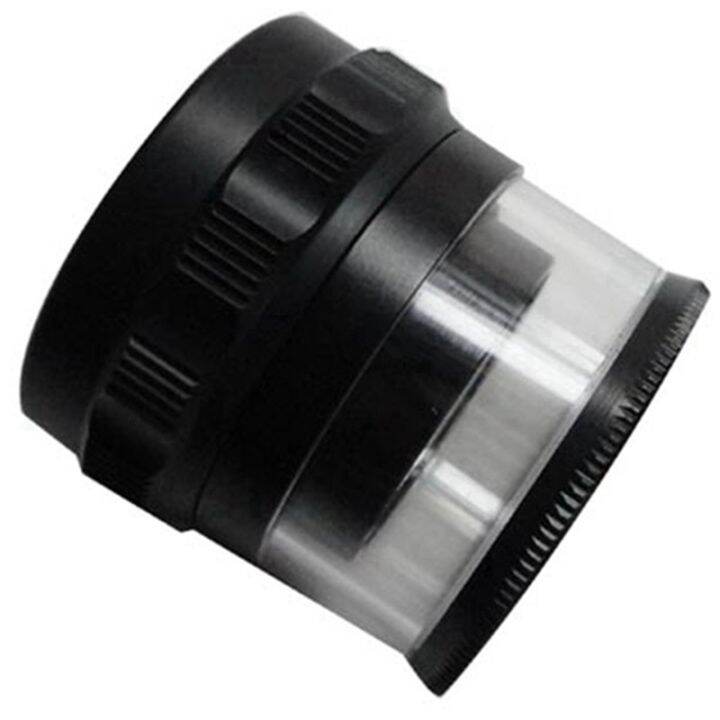 2 PCS 10X Stand Measuring Magnifier Scale Loupe Magnifying Glass 10X ...