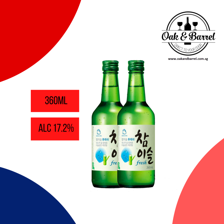 [TWIN BOTTLE] Chamisul Jinro Soju 360ml | Lazada Singapore