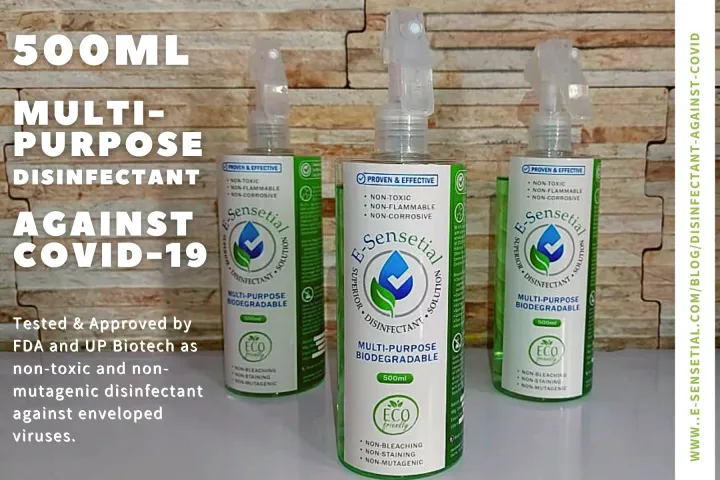 Multi-Purpose Superior Disinfectant/Hand Sanitizer Solution (500ML ...