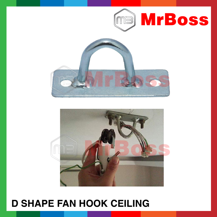 Ceiling Hook Fan Hook Heavy duty pad eye plate Kipas Siling Hammock ...