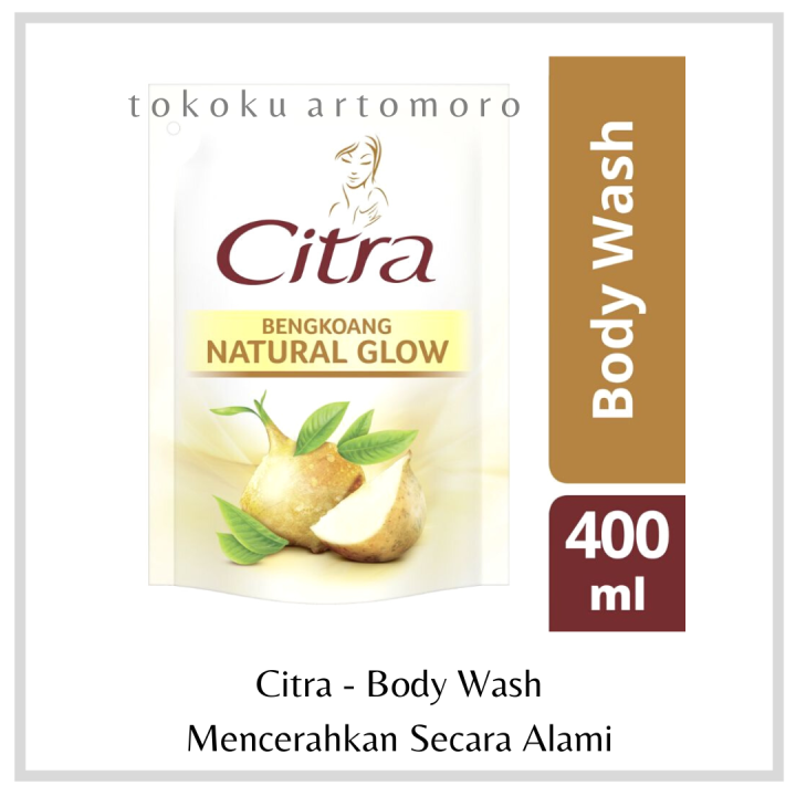 Citra Body Wash Natural White Kemasan Pouch 400 mL - Sabun Mandi Citra ...