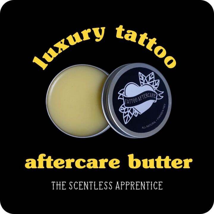 The Scentless Apprentice Skin Butter 100 All Natural Tattoo Aftercare ...