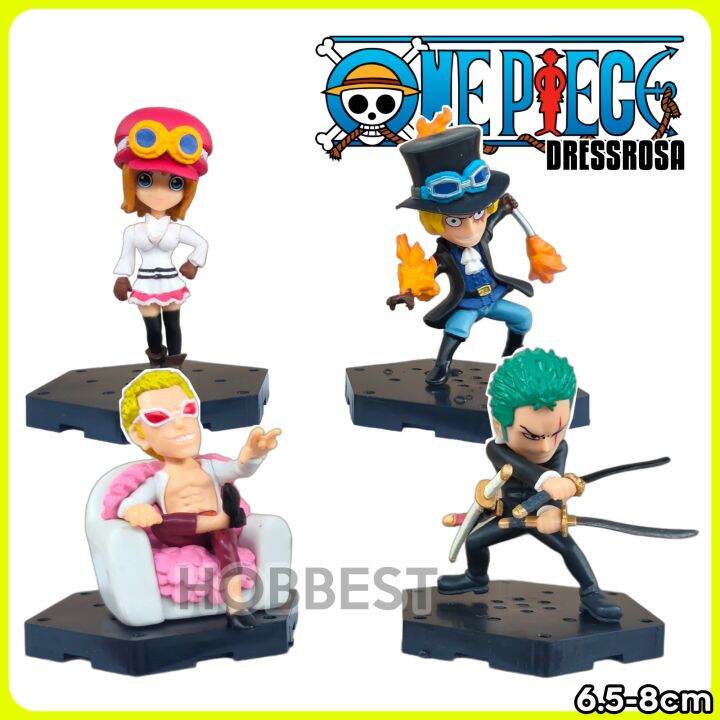 Action Figure ONE PIECE DRESSROSA Arc. - Miniatur Pajangan Mainan Luffy ...