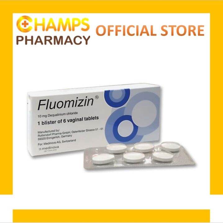 Fluomizin 10mg Tab - 1x6's [EXP 4/25] | Lazada