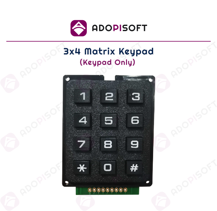 4x3 Membrane Matrix Keypad Module(Good for Fox Eloading Machine) | Lazada PH