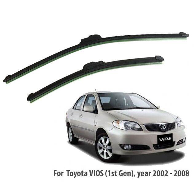 Toyota Vios Old Model Windshield Wiper Soft Rubber Wiper Blade Bracket ...