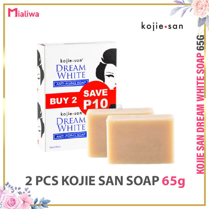 Kojie San Dream White Anti Aging Kojic Soap 65g Pampaputi Sabon, Beauty Whitening Skin Care ...