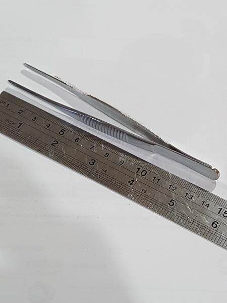 Pinset Lurus Anatomis Pingset Runcing Stainless Non Magnetic 14cm ...