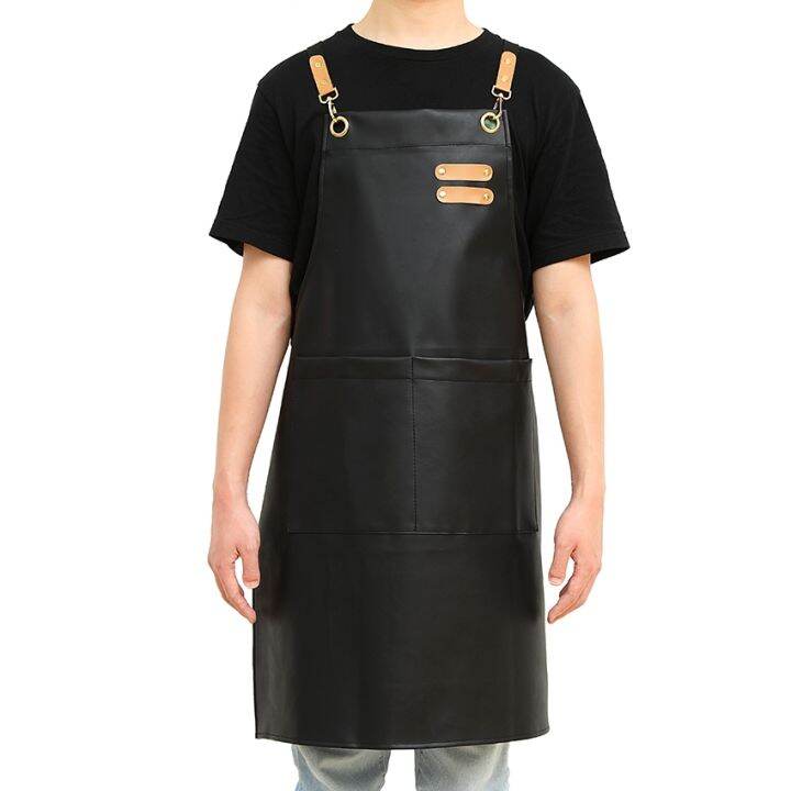 {jewelry aesthetics} Professional PU Leather Barber Aprons for Men ...
