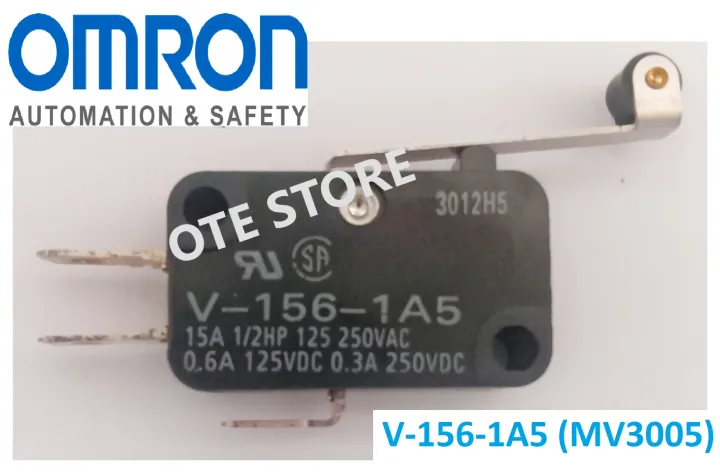 OMRON V-156-1A5 MICRO LIMIT SWITCH (MADE IN INDONESIA) (MV3005) | Lazada