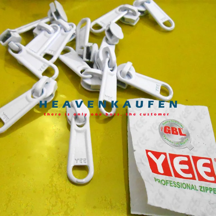Kepala Resleting Zipper Head Kepala Zipper Merek YEE Type Gigi Coil No ...