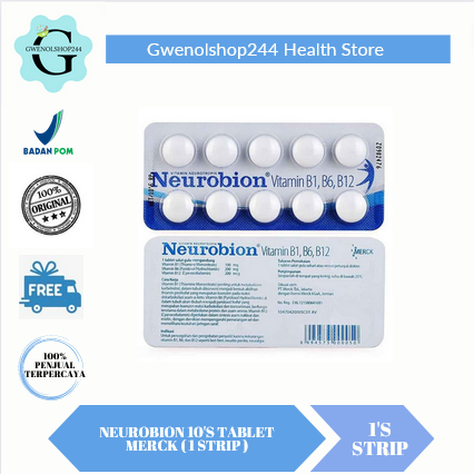 NEUROBION 10'S TABLET MERCK ( 1 STRIP ) | Lazada Indonesia