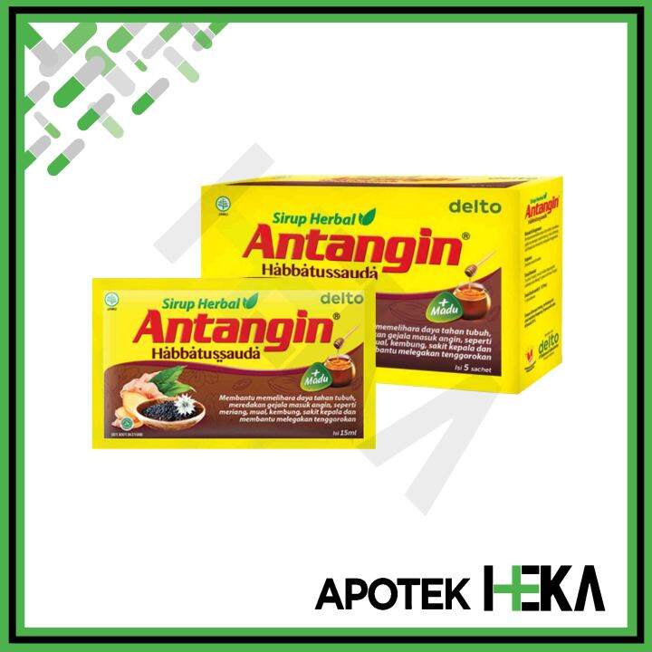 Antangin Habbatussauda Box isi 12 Sachet - Sirup Masuk Angin | Lazada ...