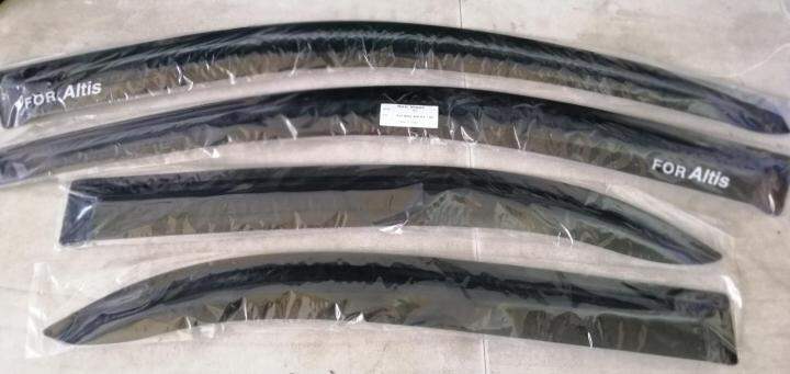 BLACK RAIN VISORS FOR TOYOTA COROLLA ALTIS 2002 2003 2004 2005 2006 ...