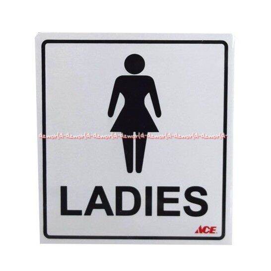 Stiker Ladies Wanita Sticker Toilet Wc Kamar Mandi Tanda Masuk Cewek ...