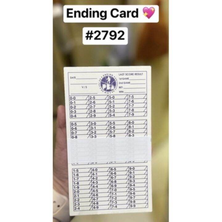 25th ️ 100pcs Back to back ending card basketball betting pba | Lazada PH