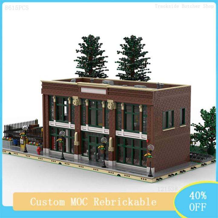 NEW LEGO City Building Street View Series MOCTrackside Butcher Shop ...