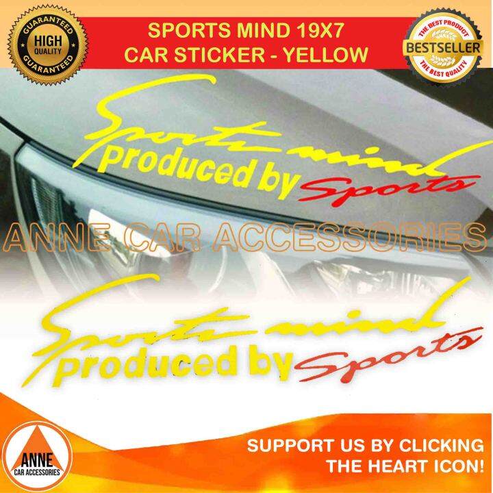 Sports Mind Produced by Sports Stickers DIY Decorate your Car 5 Options ...