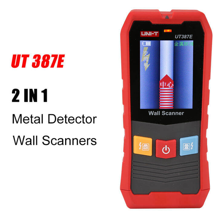 【สต็อกเพียงพอ】เครื่องตรวจจับโลหะมัลติฟังก์ชั่น UNI-T 4 IN 1 UT387E ...