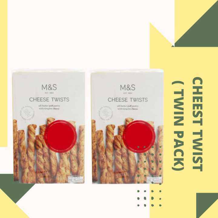 (x2 TWIN) Marks & Spencer M&S Cheese Twists (Mark and Spencer) | Lazada