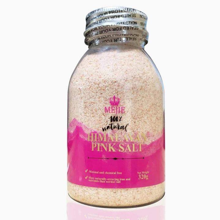 MEJIE Pink Himalayan Fine Salt 320g | Lazada PH