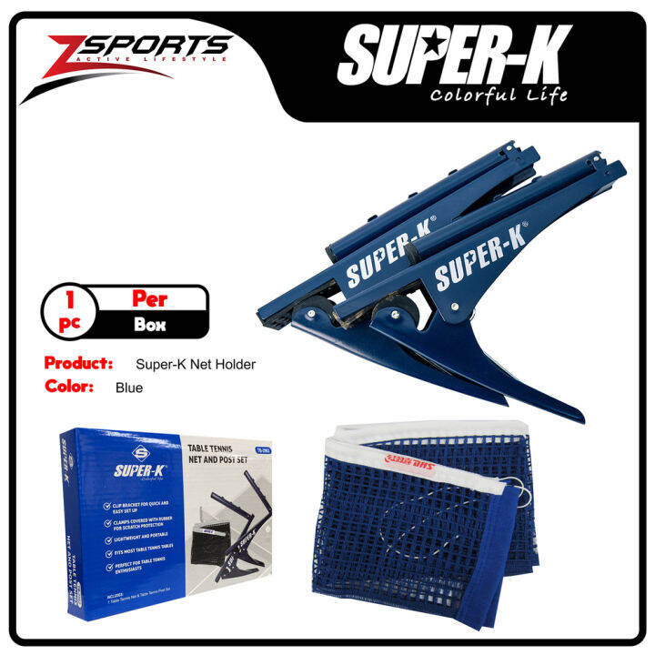 Super-K Table Tennis Net with Post Set x 1 set | Lazada PH