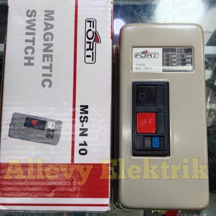Magnetic Switch/Motor Starter (3Phase) Dol Starter MSN-10 FORT | Lazada ...