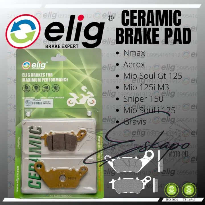 Nmax Front Aerox Mio Soul Gt 125 Mio 125i M3 Sniper 150 Gravis | ELIG ...