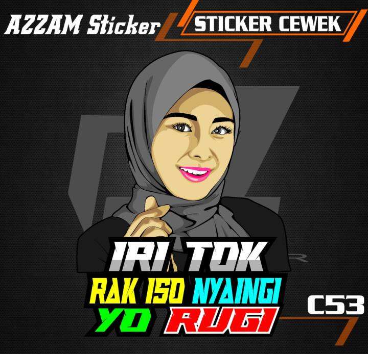 Stiker KATA cewek vektor mobil TRUCK custom Sticker Print cewek keren ...