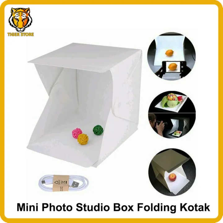 MINI PHOTO STUDIO BOX FOLDING KOTAK Photo Studio Mini / Tempat Foto ...