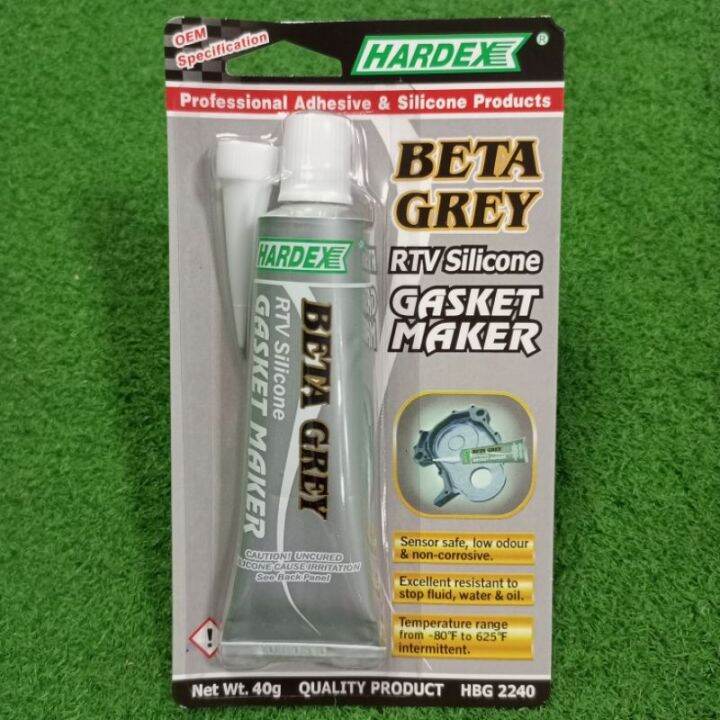 Hardex Beta Grey RTV Silicone Gasket Maker (85.2g) | Lazada PH