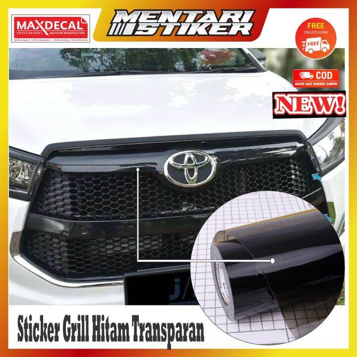 STICKER GRILL HITAM TRANSPARAN SUPER GLOSY | Lazada Indonesia