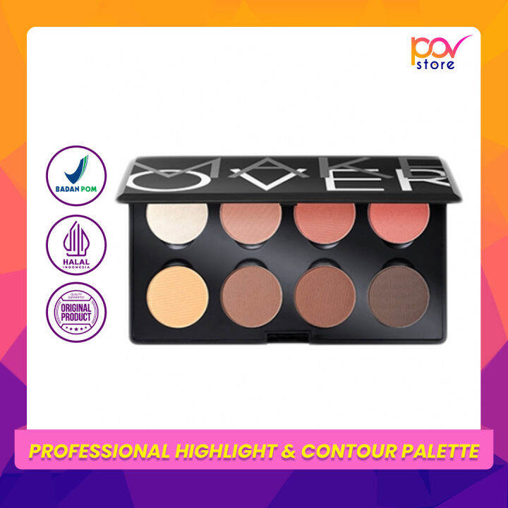 MAKE OVER Professional Highlight & Contour Palette MakeOver ...