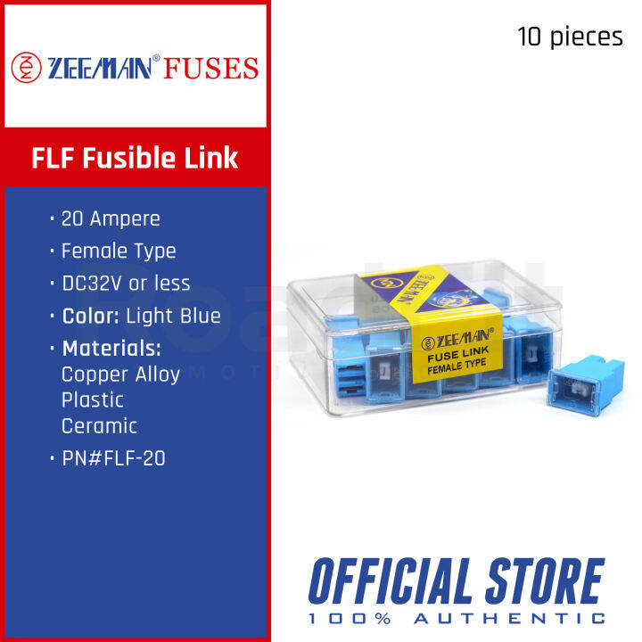 FLF 20A Fuse Link Female Type, White, 10pcs, PN#FLF-20 Car and Motorcycle MC | Lazada PH