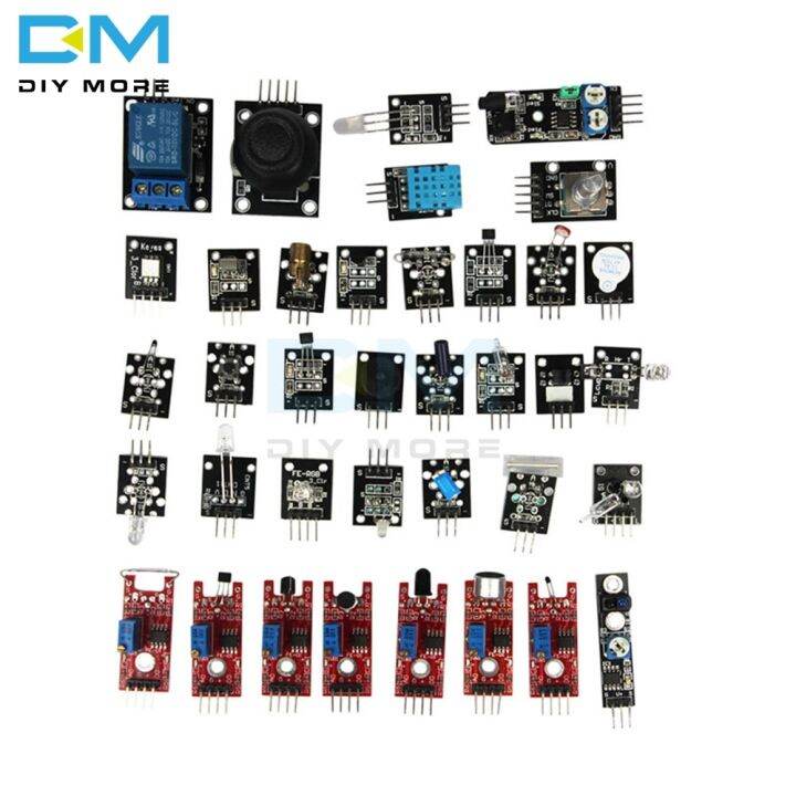 37 Sensor Ultimate 37 in 1 Sensor Modules Kit for Arduino Starters ...