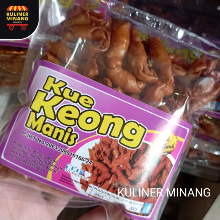 Kue Keong Manis Oleh-Oleh Asli Cemilan Kampung Makanan Khas Payakumbuh ...