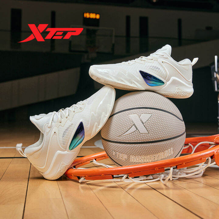 Xtep SKY 01รองเท้าบาสเก็ตบอลรองเท้าบาสเก็ตบอลกีฬากันลื่นการต่อสู้ที่เกิดขึ้นจริงข้อต่ำใหม่ ...