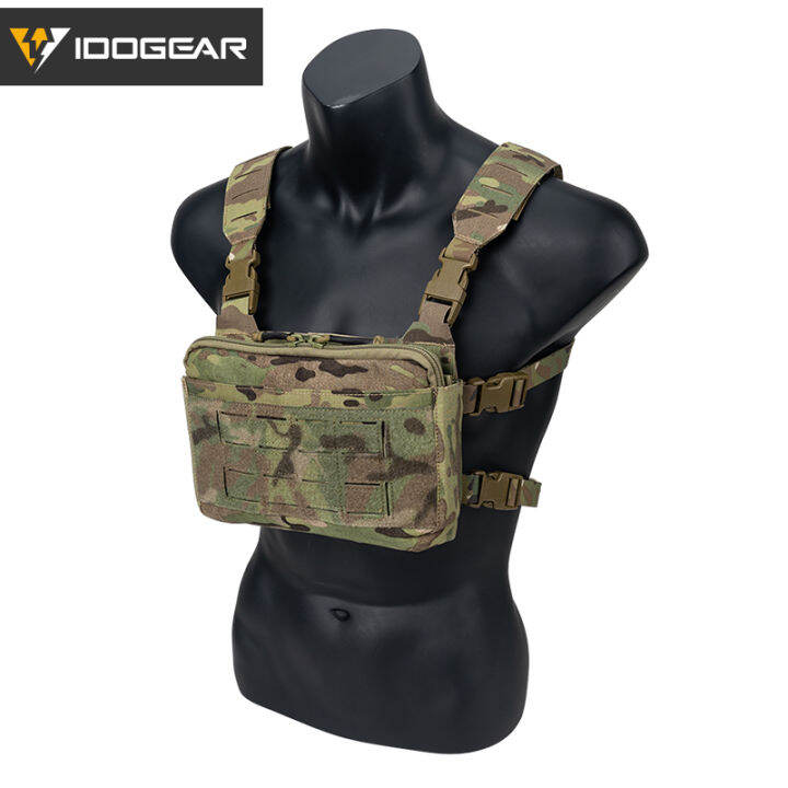 IDOGEAR KGR Tactical Chest Rig Modular Lightweight Chest Rig With DOPE ...