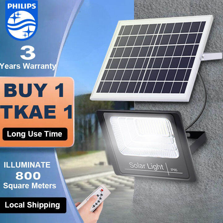 PHILIPS SOLAR LIGHT 500W OUTDOOR WATERPROOF LIGHTING NIGHT SOLAR LED ...