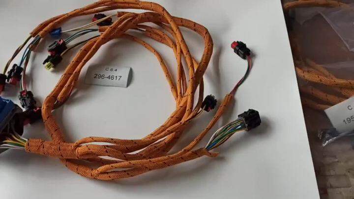E320D Excavator Electric Parts C6.4 Engine Wiring Harness 2964617 296 ...