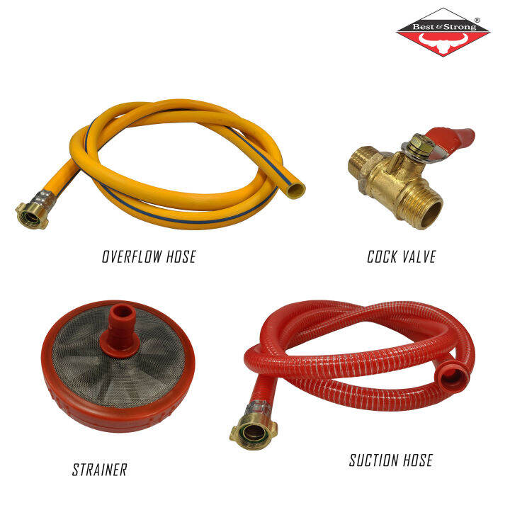 BEST & STRONG Power Sprayer Accessories Valve Cock, Suction Hose ...