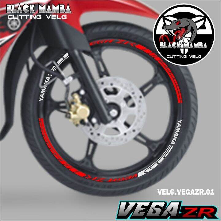 (COD) CUTTING STICKER VELG VEGA ZR - STIKER LIS LIST VARIASI BAN/VELG ...