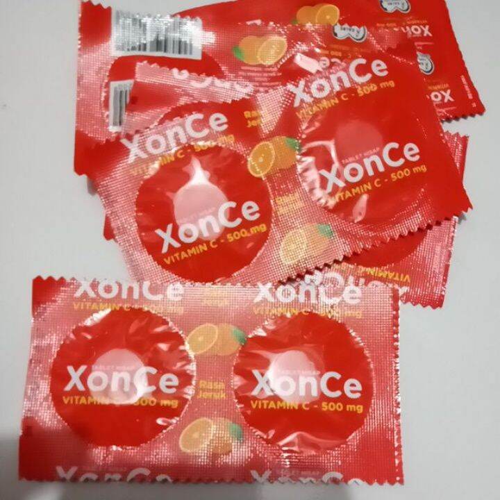 Xonce Vitamin C 500 Mg 1 Strip (isi 2 tablet) | Lazada Indonesia