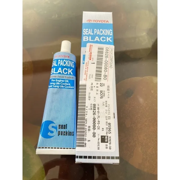 TOYOTA SEAL PACKING SILICON (BLACK) GUM (08826-00080) | Lazada