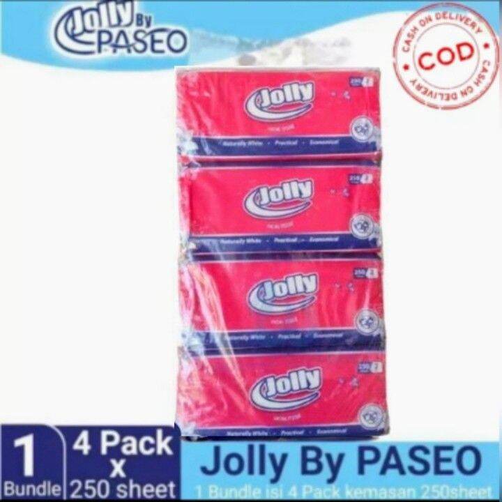Tisu wajah tessa nice jolly paseo facial tissue 250 sheet 2 ply ...