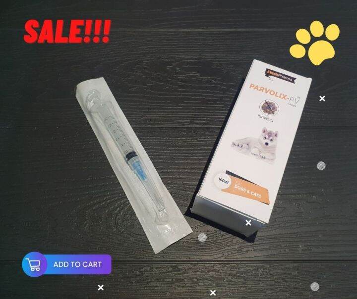 Parvolix Pv For Treatment Of Parvo Virus In Dogs And Cats 100ML with ...