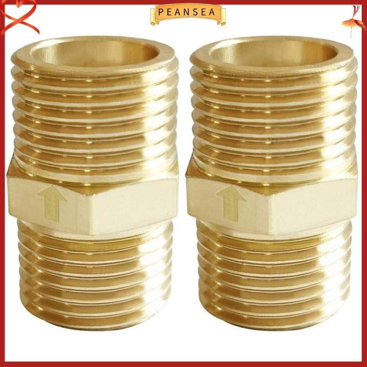 PEANSEA Brass One-way Valve 1/2" Gold Check Valve Durable Backflow ...